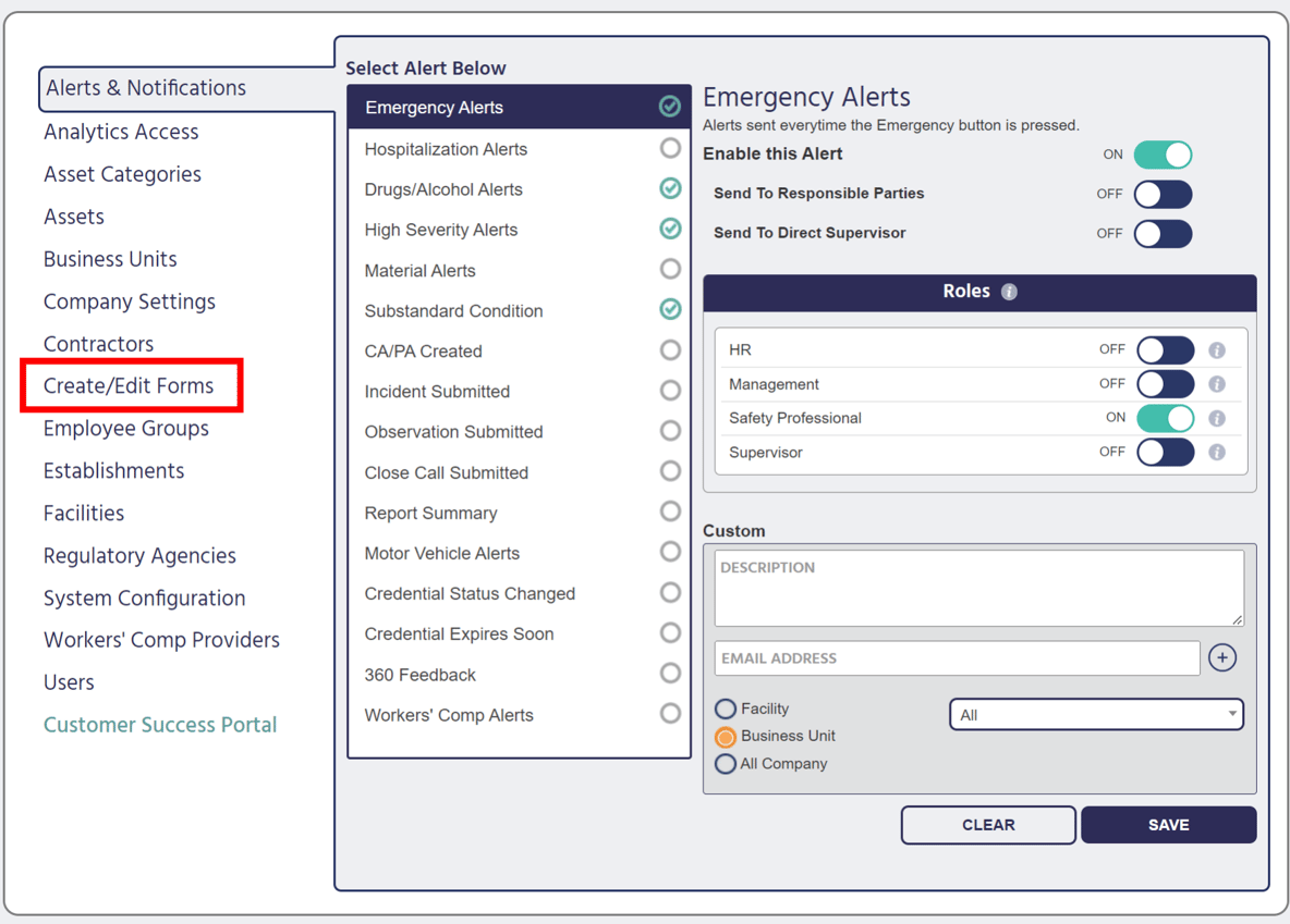 Basic Form Overview in Sospes