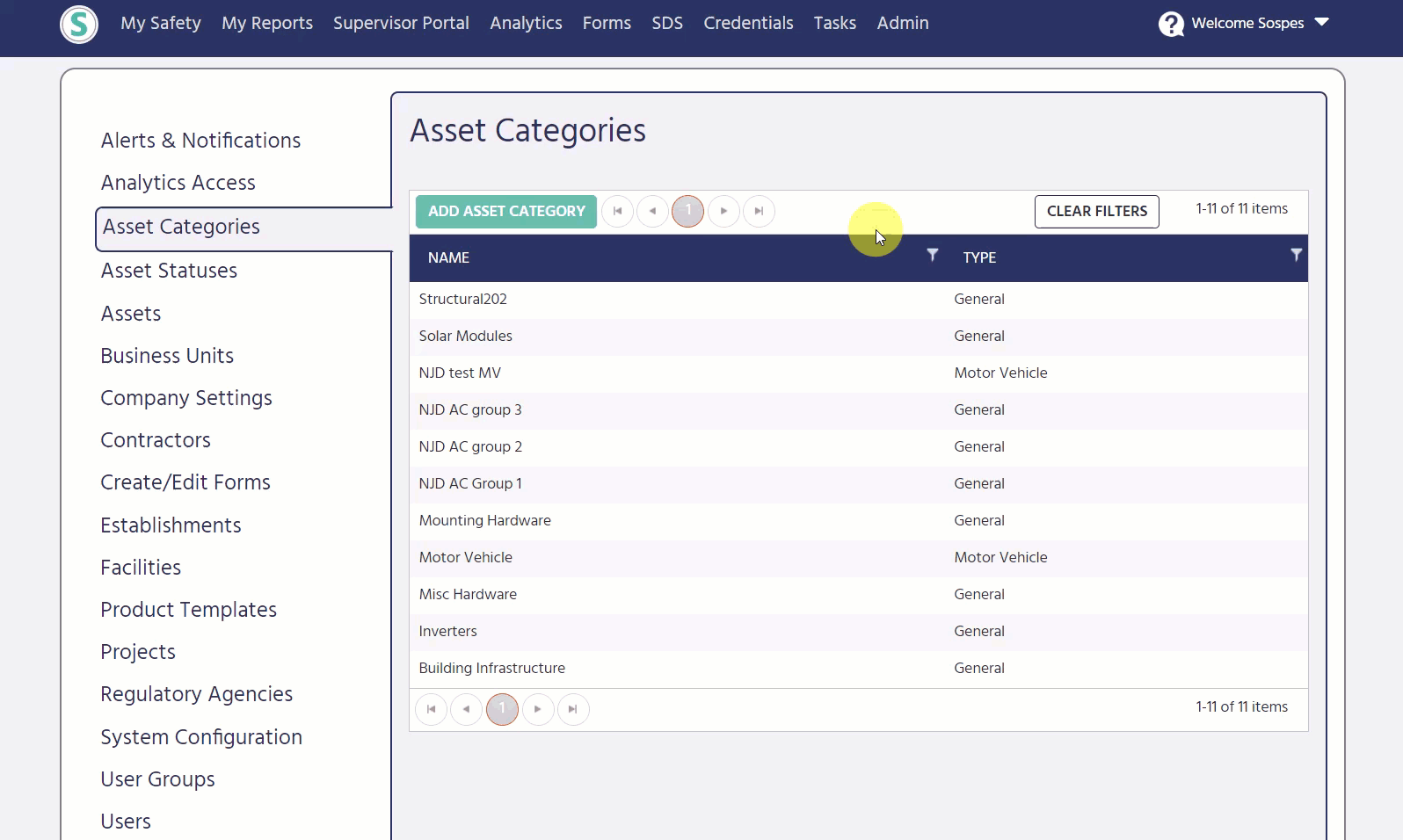 Asset Attributes & Statuses Asset Attributes & Statuses